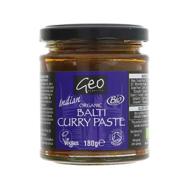 Geo Organic Balti Curry Paste (180g)