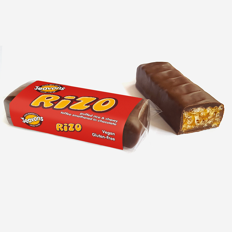 Jeavons Rizo Chocolate Covered Chewy Toffee & Rice (44g)
