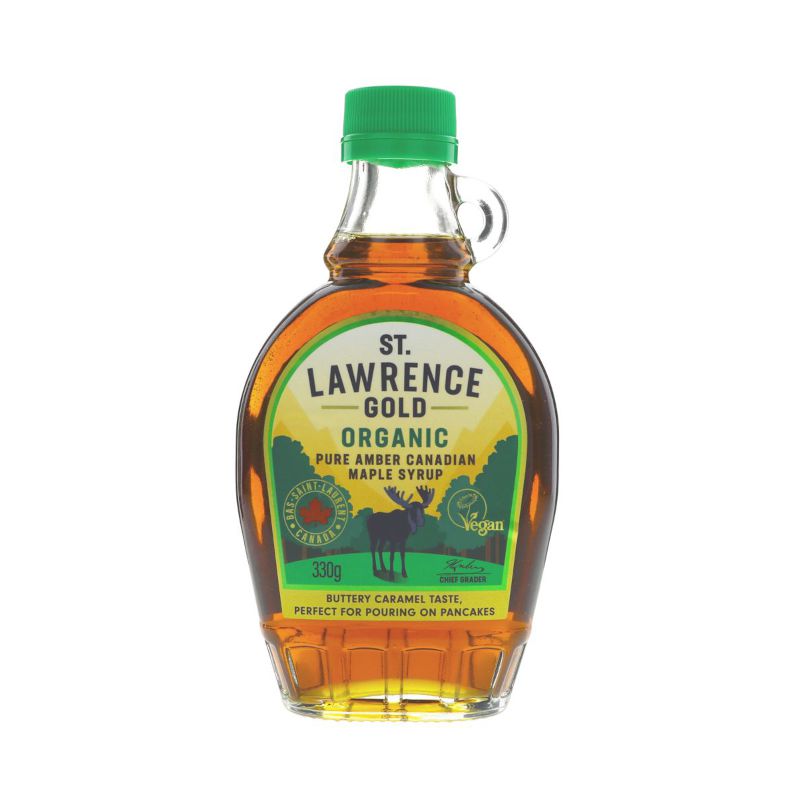 St Lawrence Gold Organic Amber Maple Syrup (250ml)